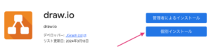 draw.io のインストール手順