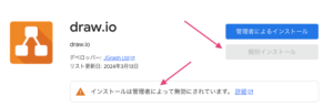 draw.io のインストール手順